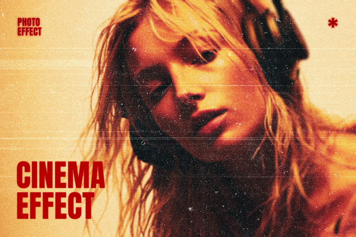 Vintage Cinematic Photo Effect, a Layer Style Add-On by Design Squad