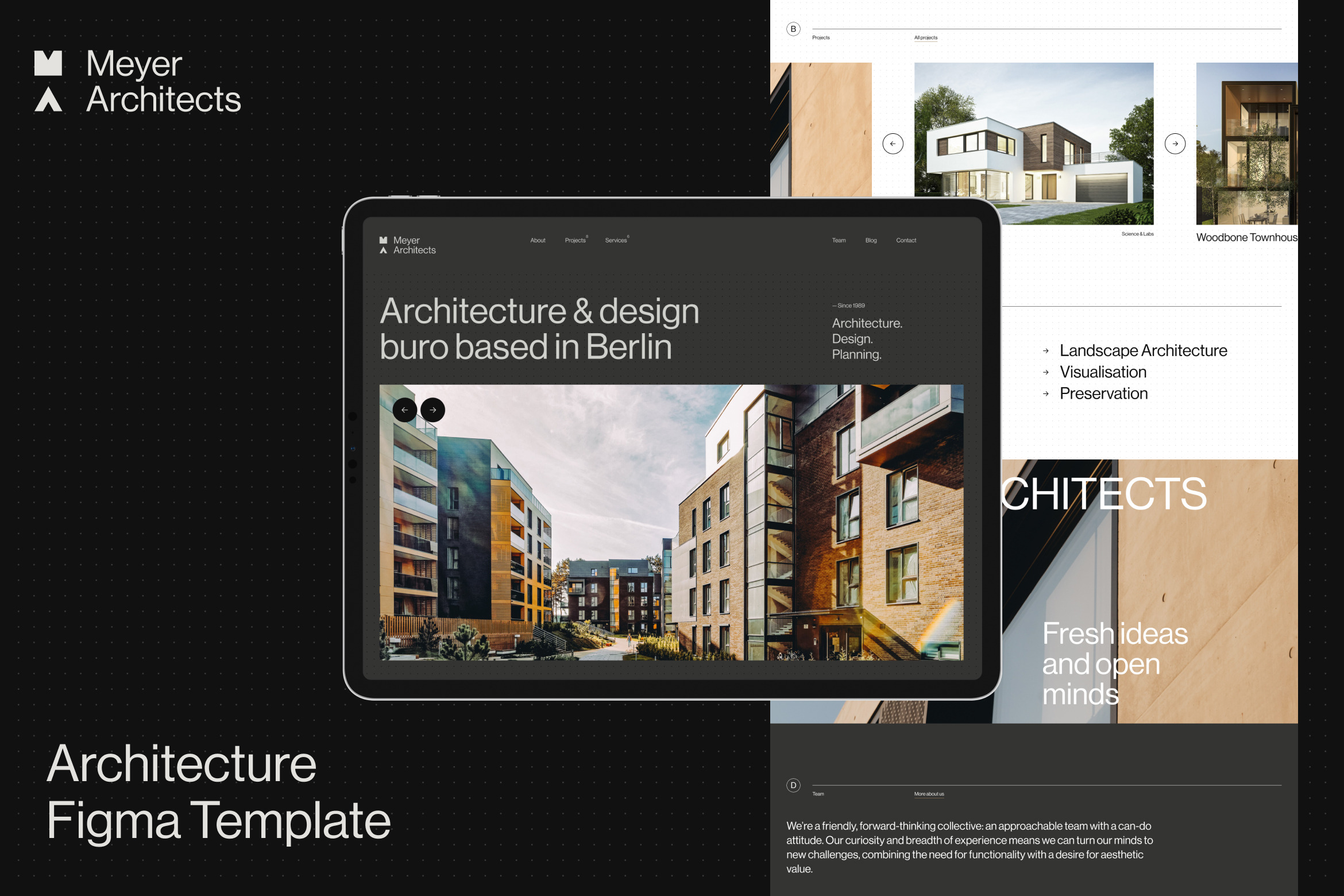 MA — Architecture Figma Template