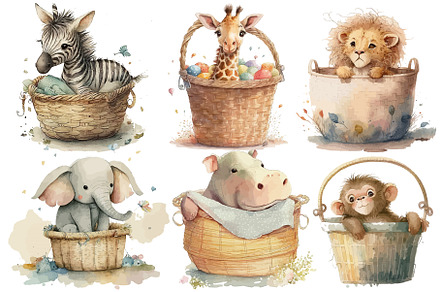 Circus Clip Art Set | Animal Illustrations ~ Creative Market