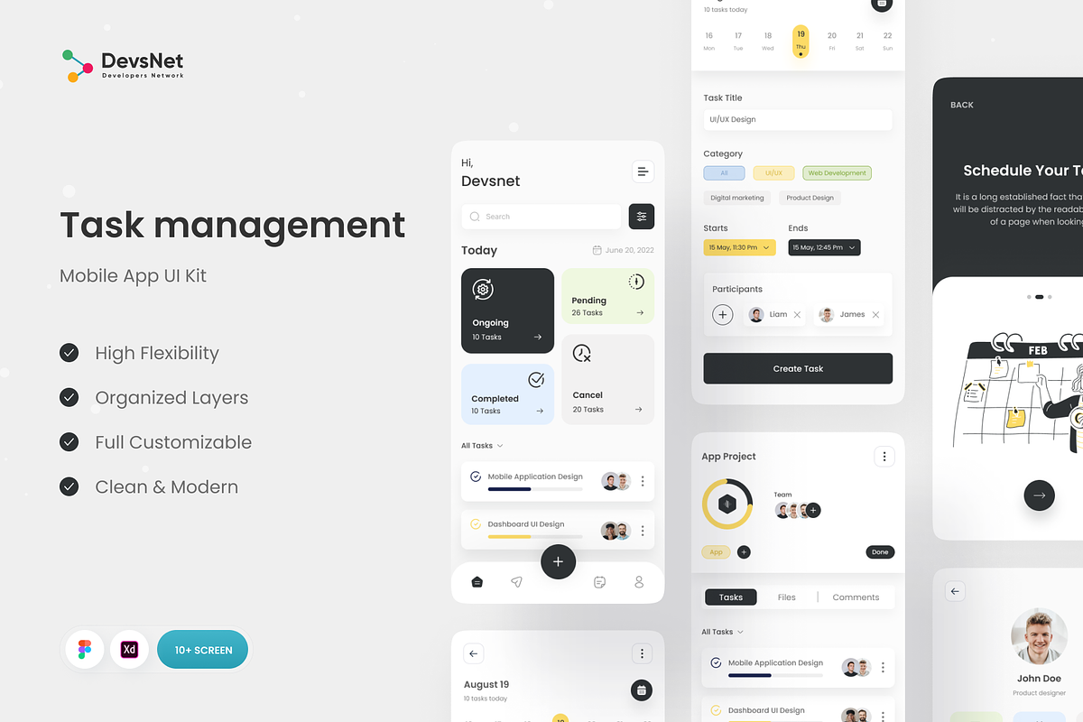 Task Management UI Kit