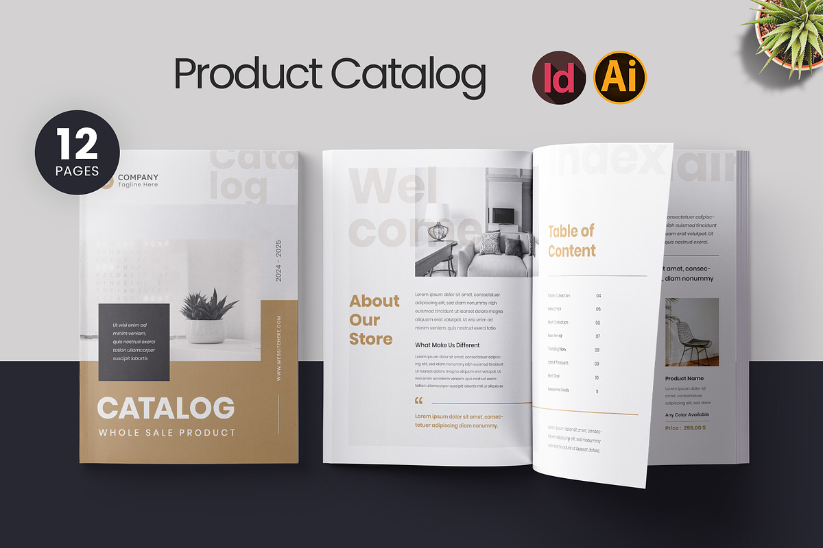Product Catalog | InDesign | Creative Market