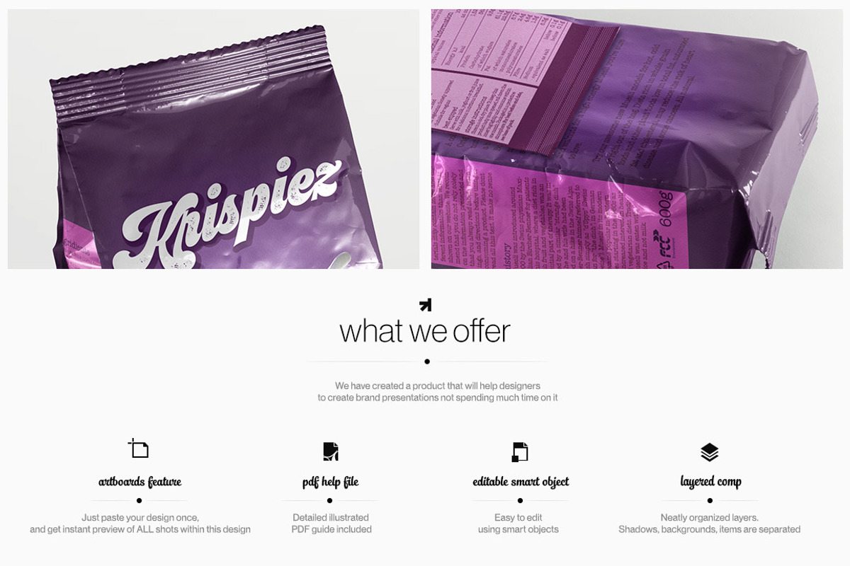 Pouch Packet Packaging Mockup, a Packaging Mockup by bangingjoints