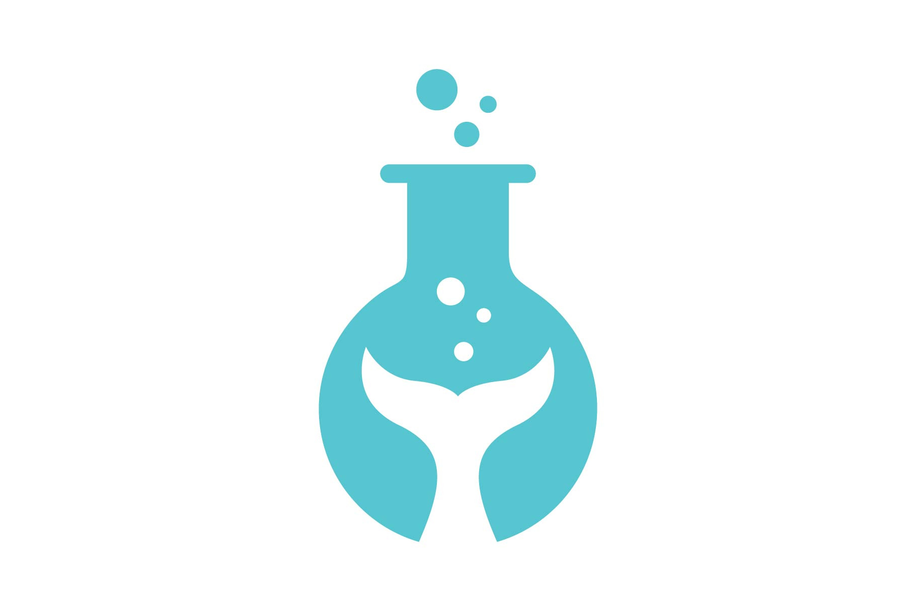 whale laboratory logo, a Branding & Logo Template by ZHR Creative