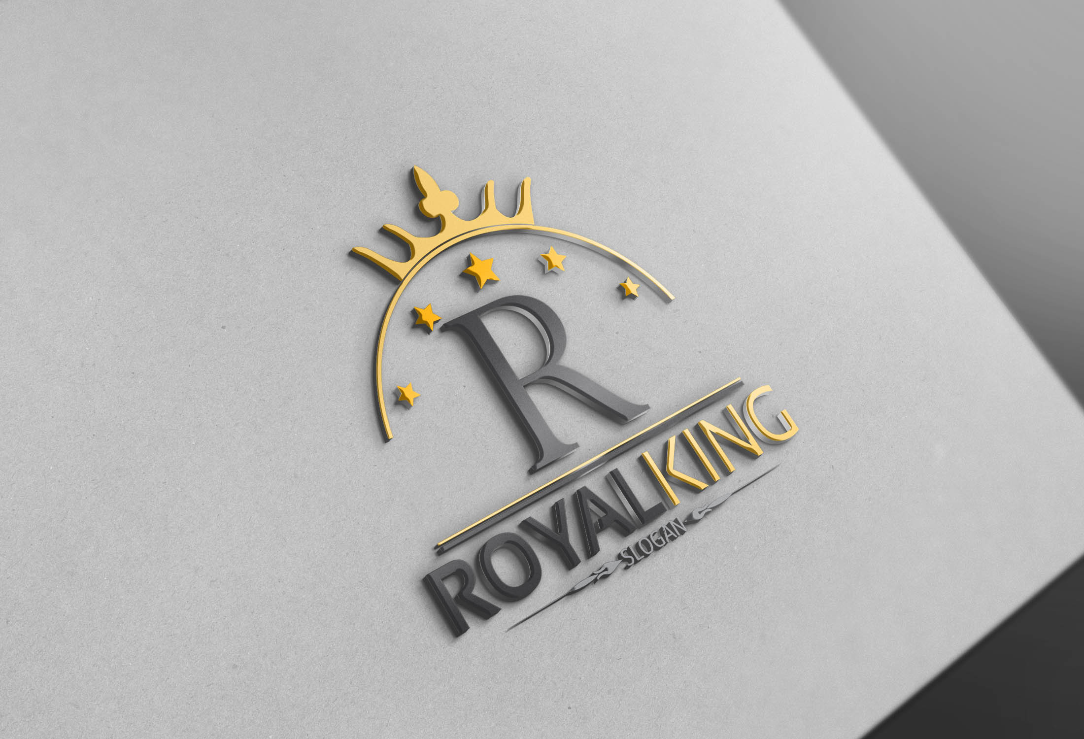 Royal King Logo, a Branding & Logo Template by Josuf Media | Creative ...