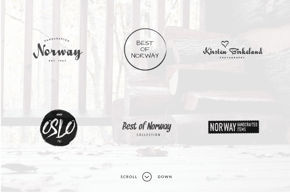 Oslo - 25 Creative Artistic Logos, a Branding & Logo Template by Mats ...