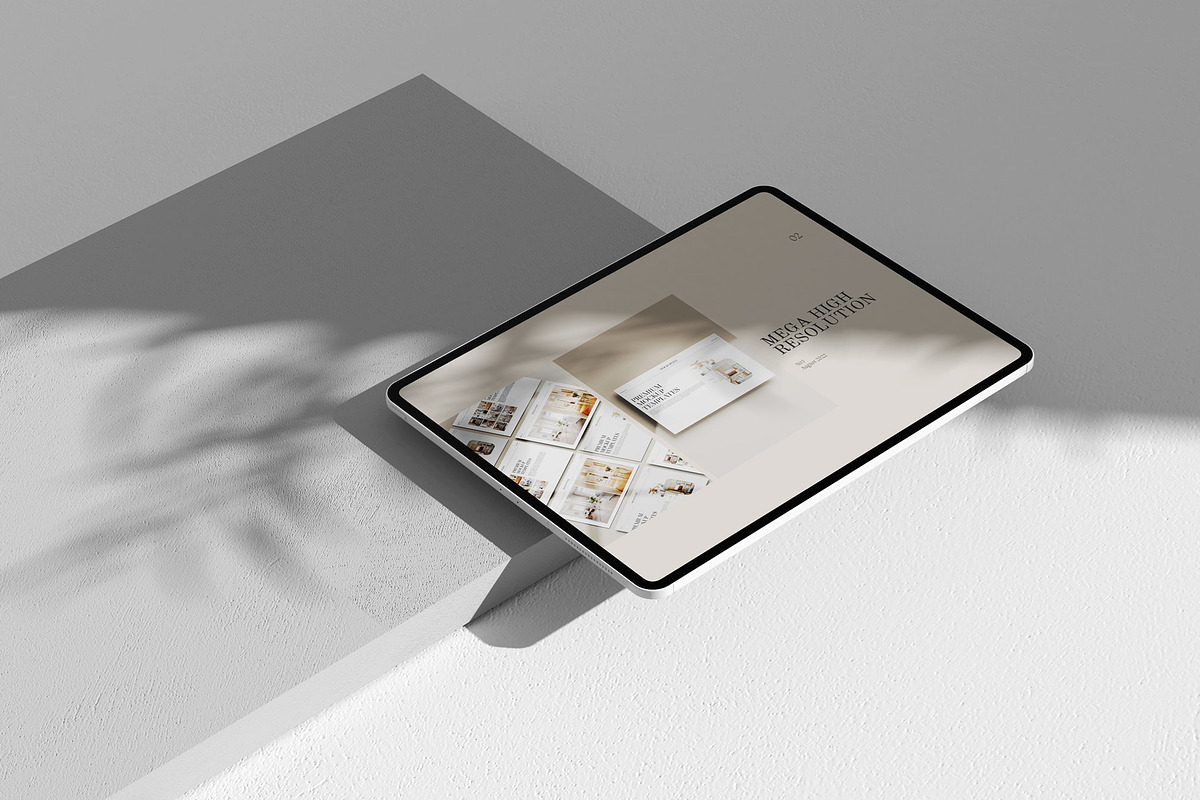 Minimal iPad & A4 Mockup Set, an iPad Mockup by Mockup Line