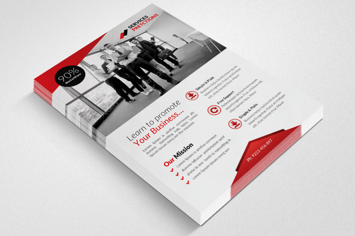 HR Management Consulting Flyer, a Flyer Template by Business Flyers