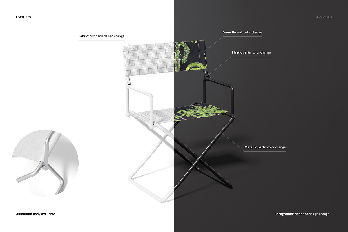 Directors Chair Mockup, a Product Mockup by Creatsy