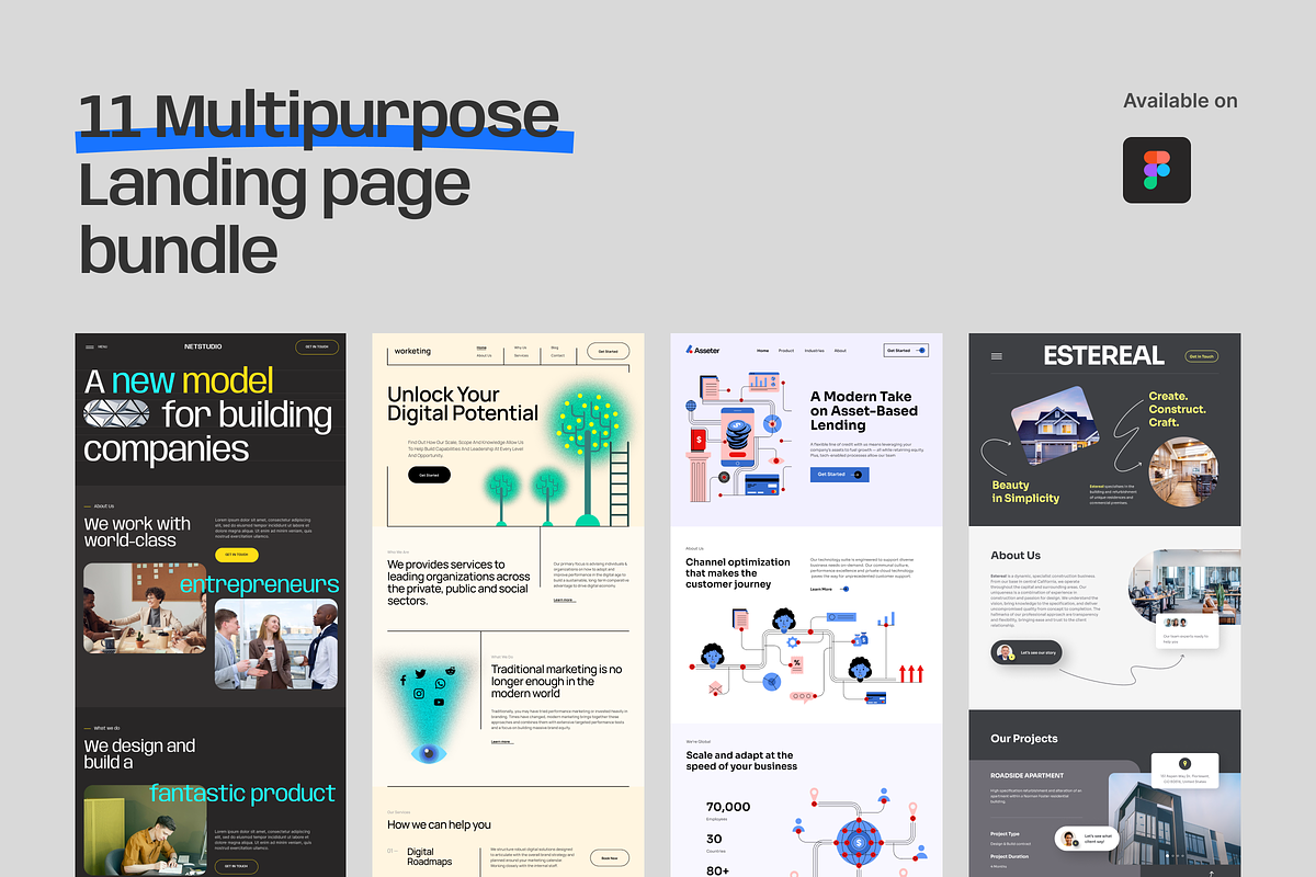 Figma Landing Page Template
