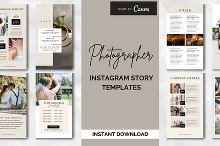 Instagram Before & After Story | Social Media Templates ~ Creative Market