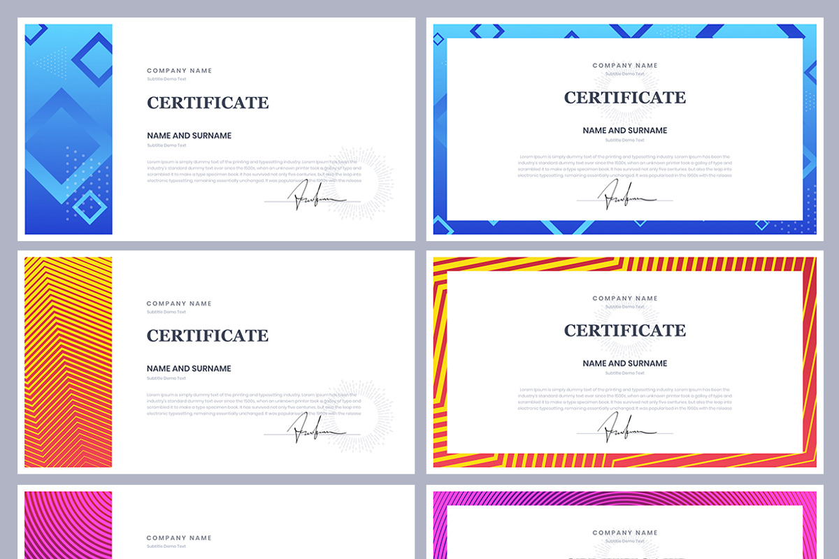 Certificate & Diploma PowerPoint, a Presentation Template by HiSlide.io