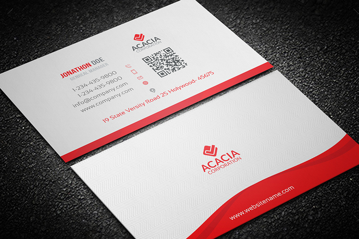 Curve Business Card, a Business Card Template by DesignGhar