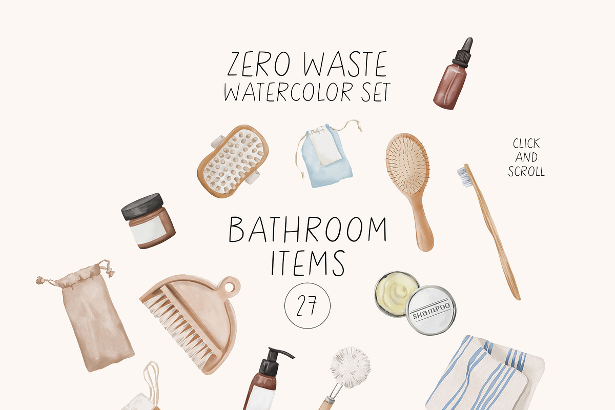 ZERO WASTE watercolor set