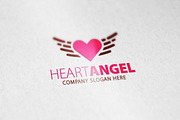 Heart Angel Logo | Branding & Logo Templates ~ Creative Market