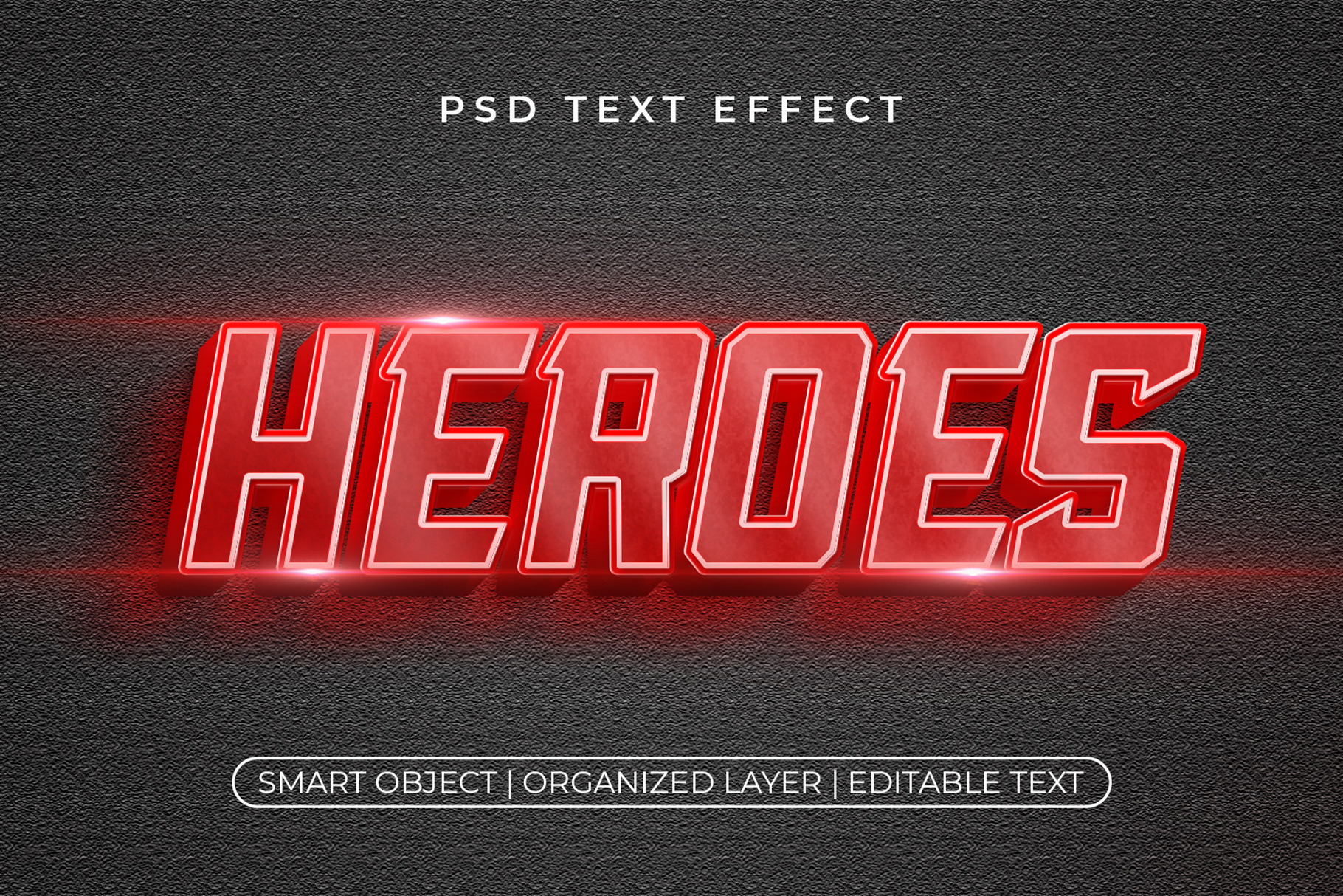 Heroes Text Effect