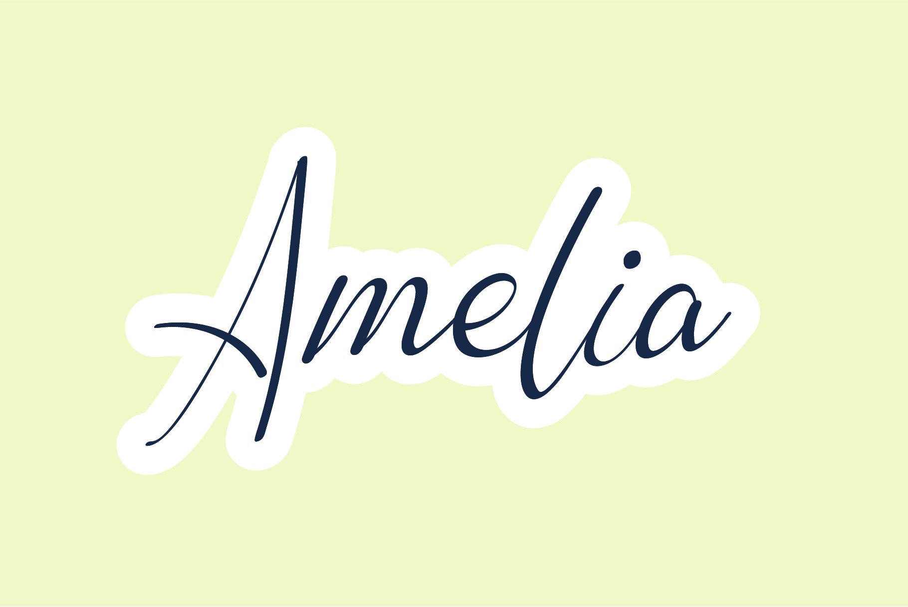 Introducing Amelia - Handwritten Font