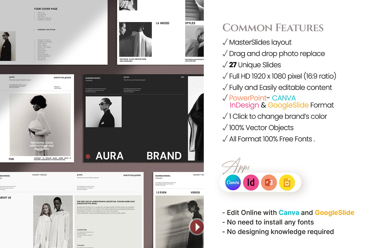 Brief Brand Mood Template, a Presentation Template by Studio Industry