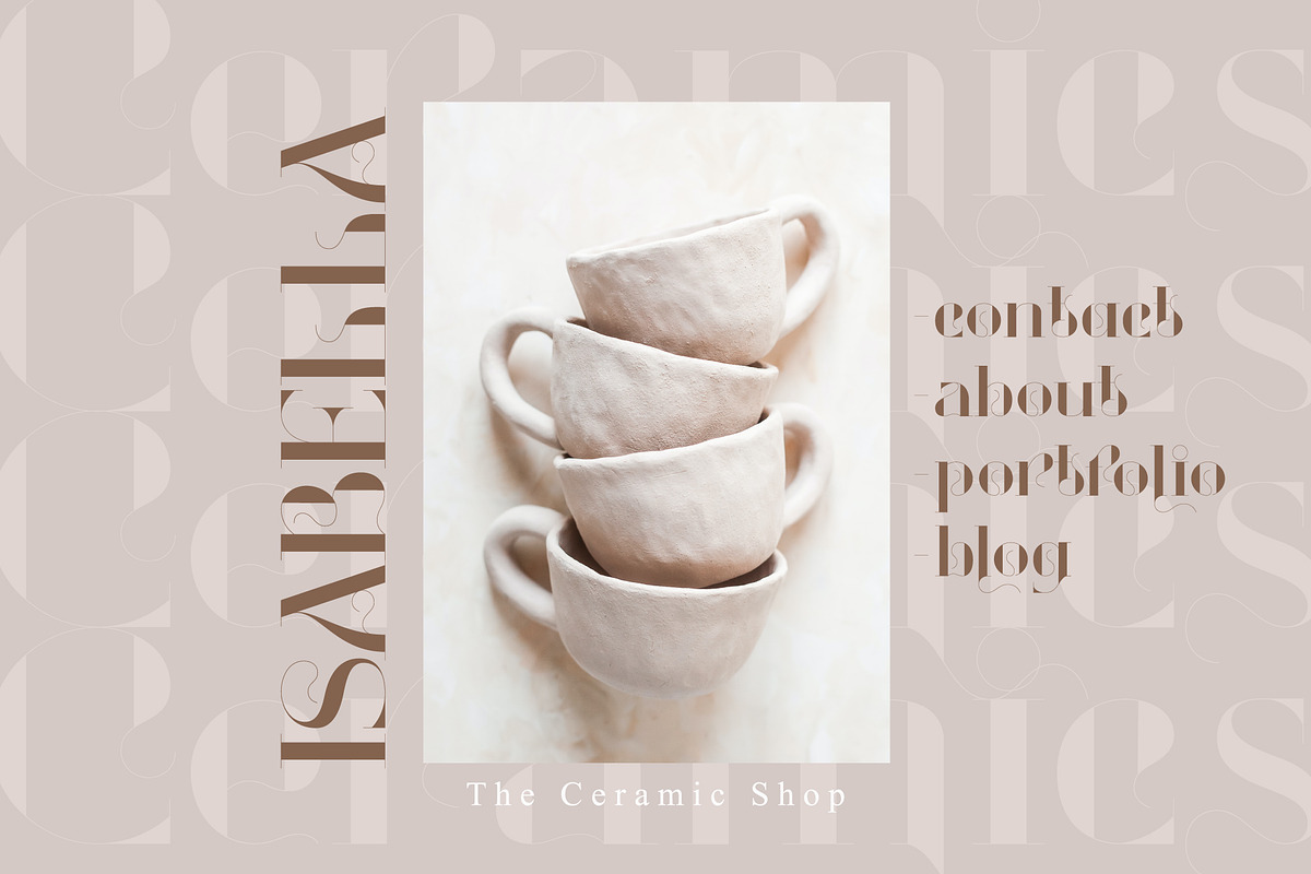 Alright - Elegant Serif Typeface, a Serif Font by Anna Zakharchenko