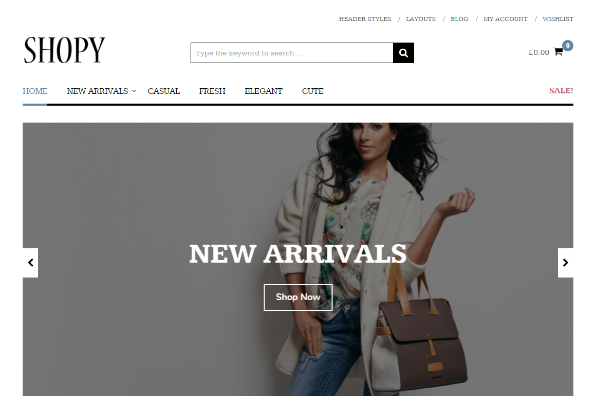 Shopy WordPress Theme, a WordPress Template by Theme Junkie