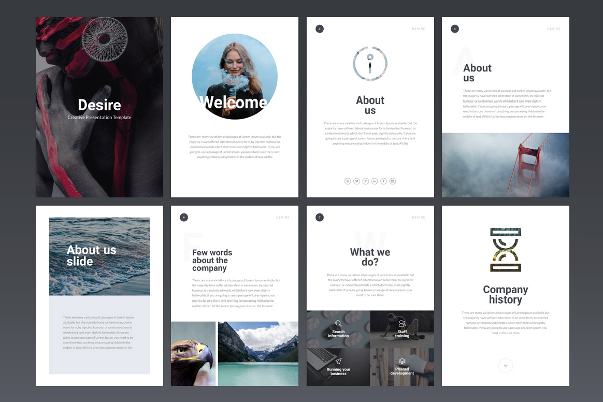 A4 | Desire PowerPoint Template, a Presentation Template by Vladislav ...