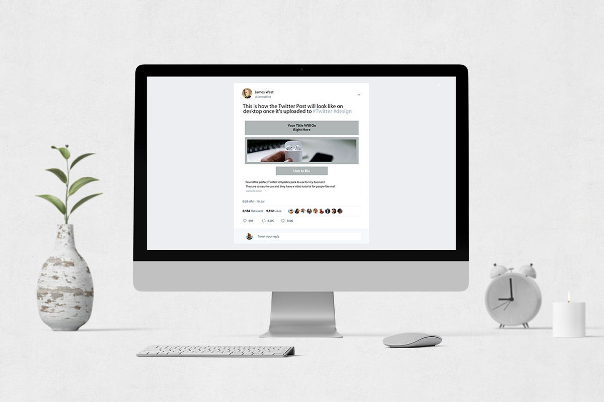 Gadgets Twitter Posts, a Social Media Template by Social Corner Graphics