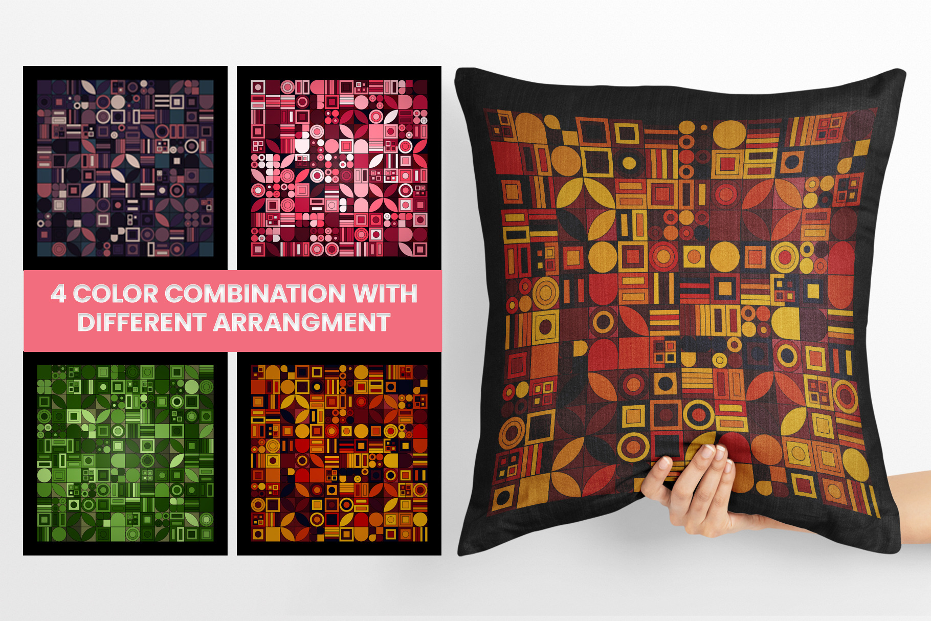 Set of Abstract Geometric Vol 2 | Graphic Patterns ~ Creative Market