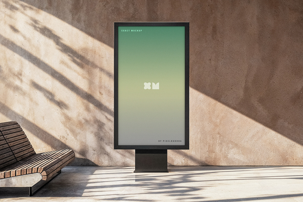 Outdoor Digital Signage Mockup, an Advertising Mockup by Design Squad