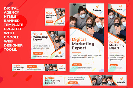 HTML5 adv banner template | HTML Templates ~ Creative Market