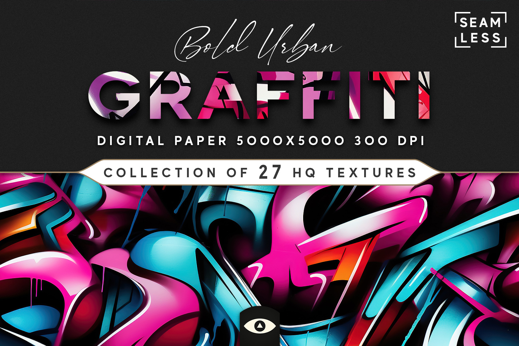 Bold Urban Graffiti Texture Pack, a Texture Graphic by Top Textures