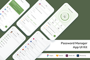 Password Manager App UI Kit, an UI Kit Template by Betush