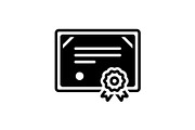 Certificate affidavit icon, an Icon by Creative priyanka