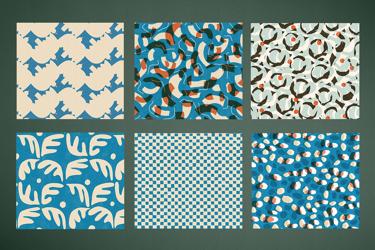 Printopia, a Pattern Graphic by Nicetoseeya