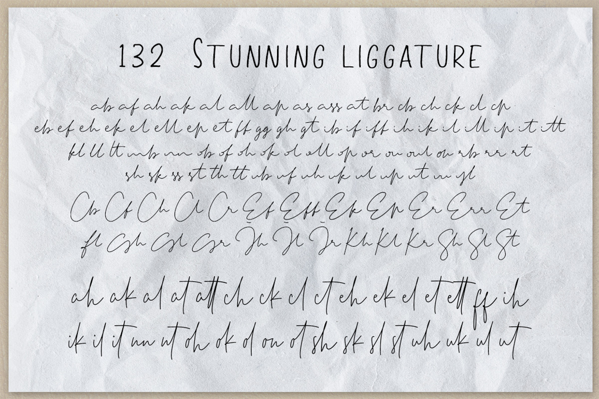 Tiffany Script, a Script Font by Ardyanatypes