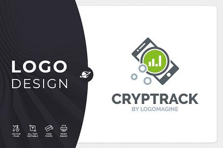 Sales App Logo Template, a Branding & Logo Template by LOGOMAGINE