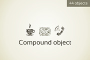 Compound object, an Illustration by Vector | Creative Market