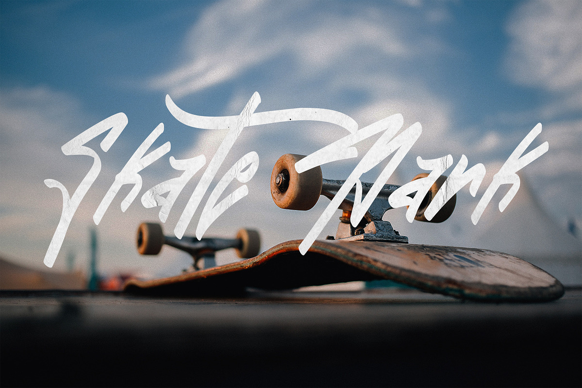 The Graffiti Font - Free Text Effect, a Script Font by Arendxstudio