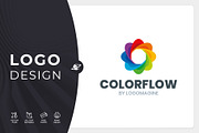 Color Flow Logo Template, a Branding & Logo Template by LOGOMAGINE