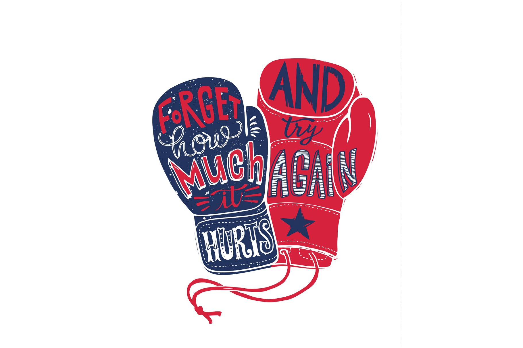 Boxing Fight Motivation Poster, a Texture Graphic by FoxyImage