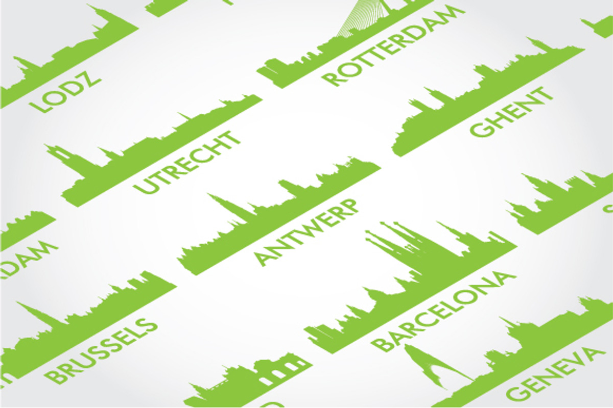 City skyline European countries, an Illustration by MaximGertsen