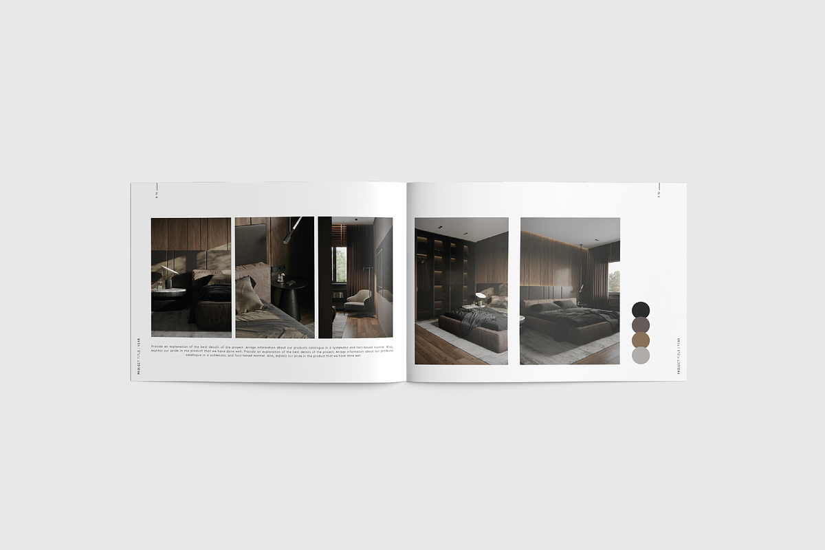 Interior Design Portfolio Template, a Presentation Template by ...