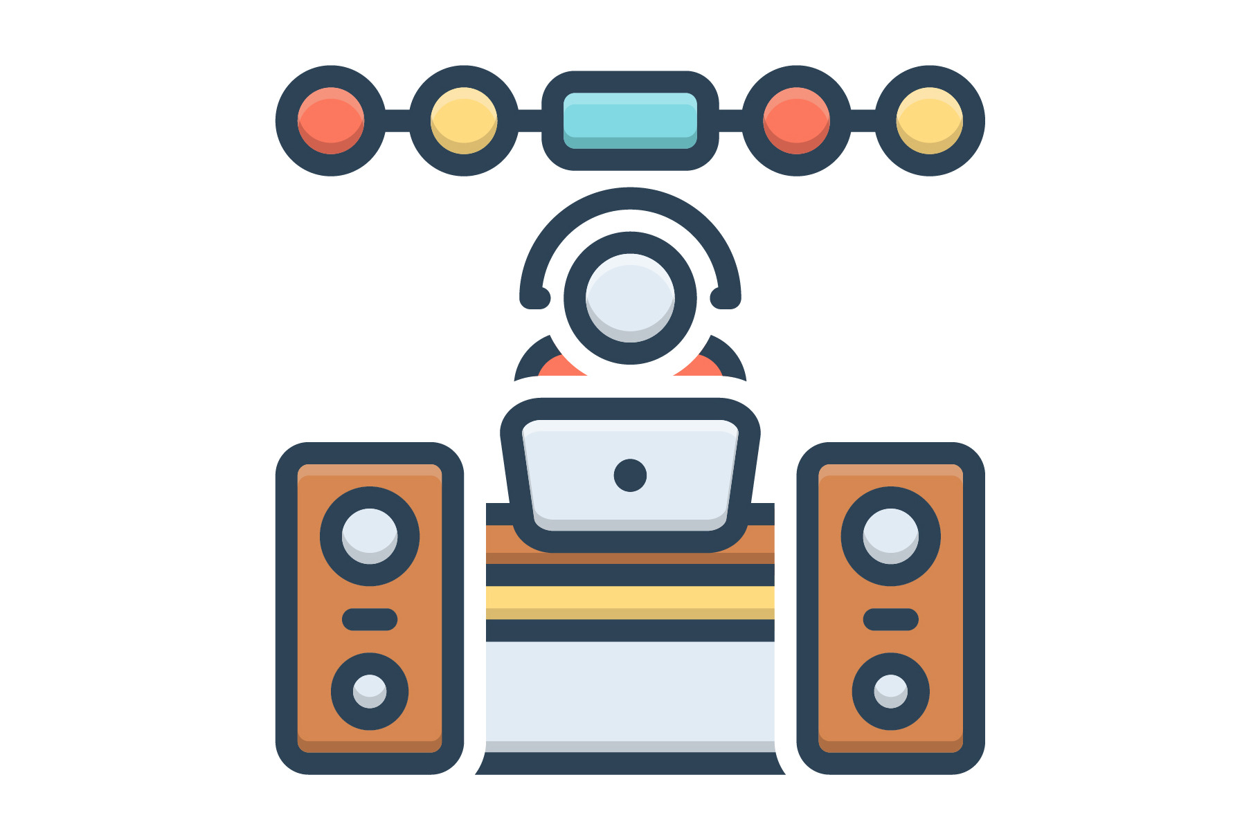 Operator sound system icon, an Icon by Creative priyanka