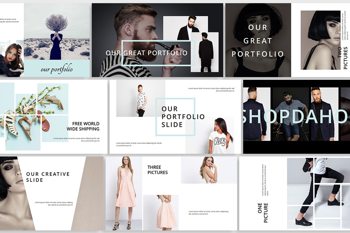 Shopdaholic - Powerpoint Template, a Presentation Template by One ...