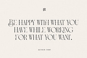 Asther - Fashion Font, a Serif Font by Ivan Rosenberg