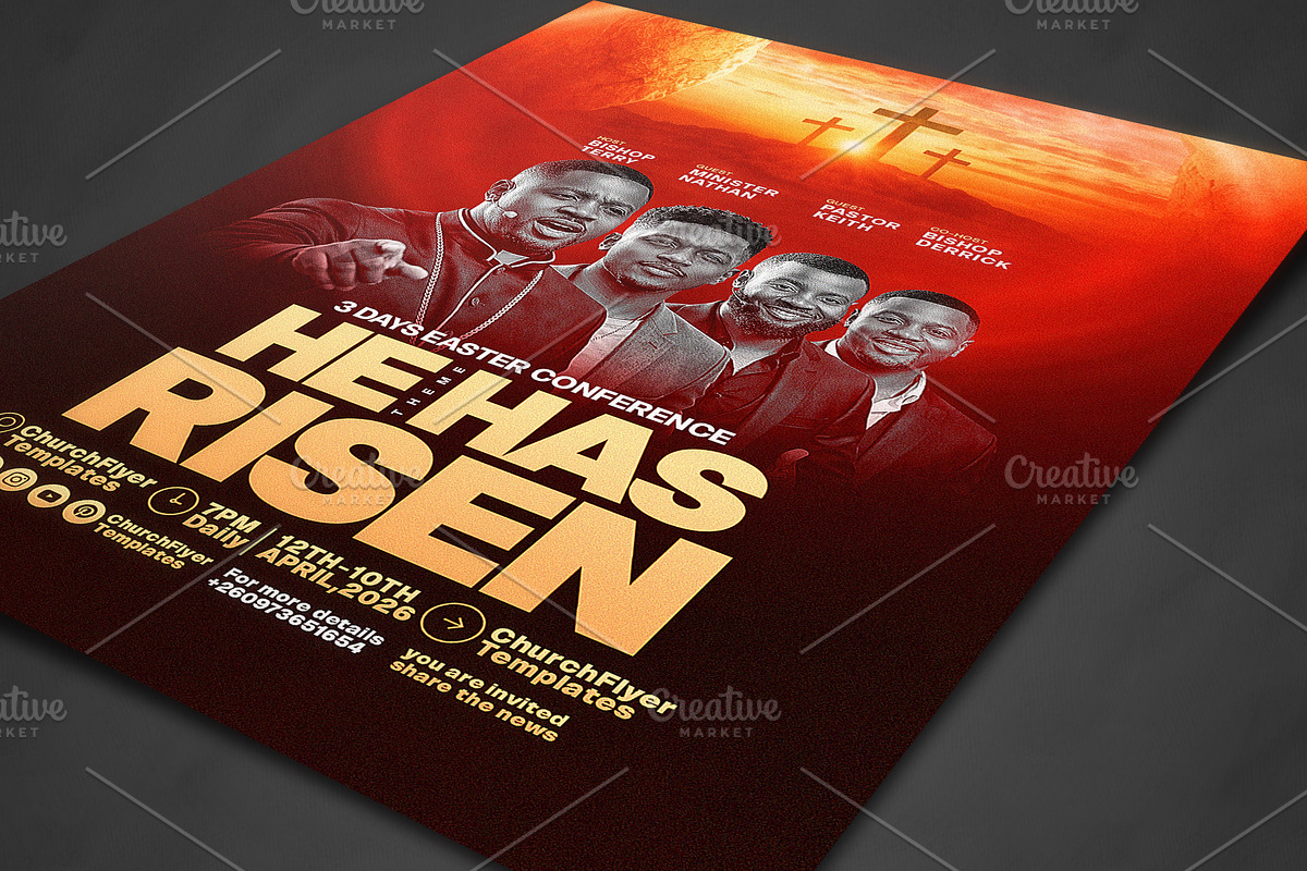 Easter Conference Flyer Template