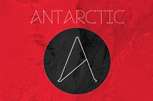 Antarctic, a Font by Aldo