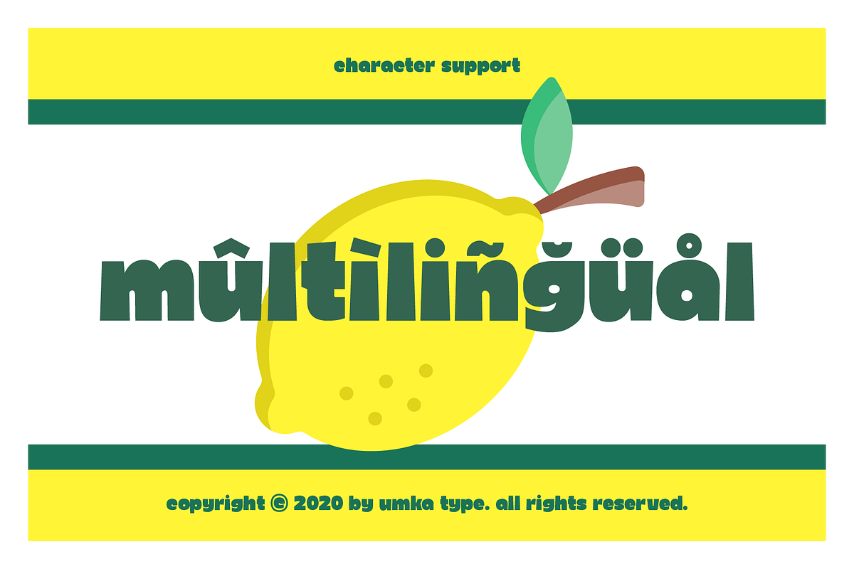 Lemonade Cute Display Font, a Sans Serif Font by alpercakici