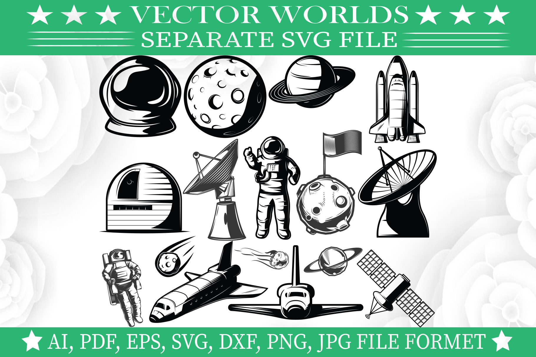 Spaceship Svg, Space, Ship Svg, an Object Graphic by VectorWorlds