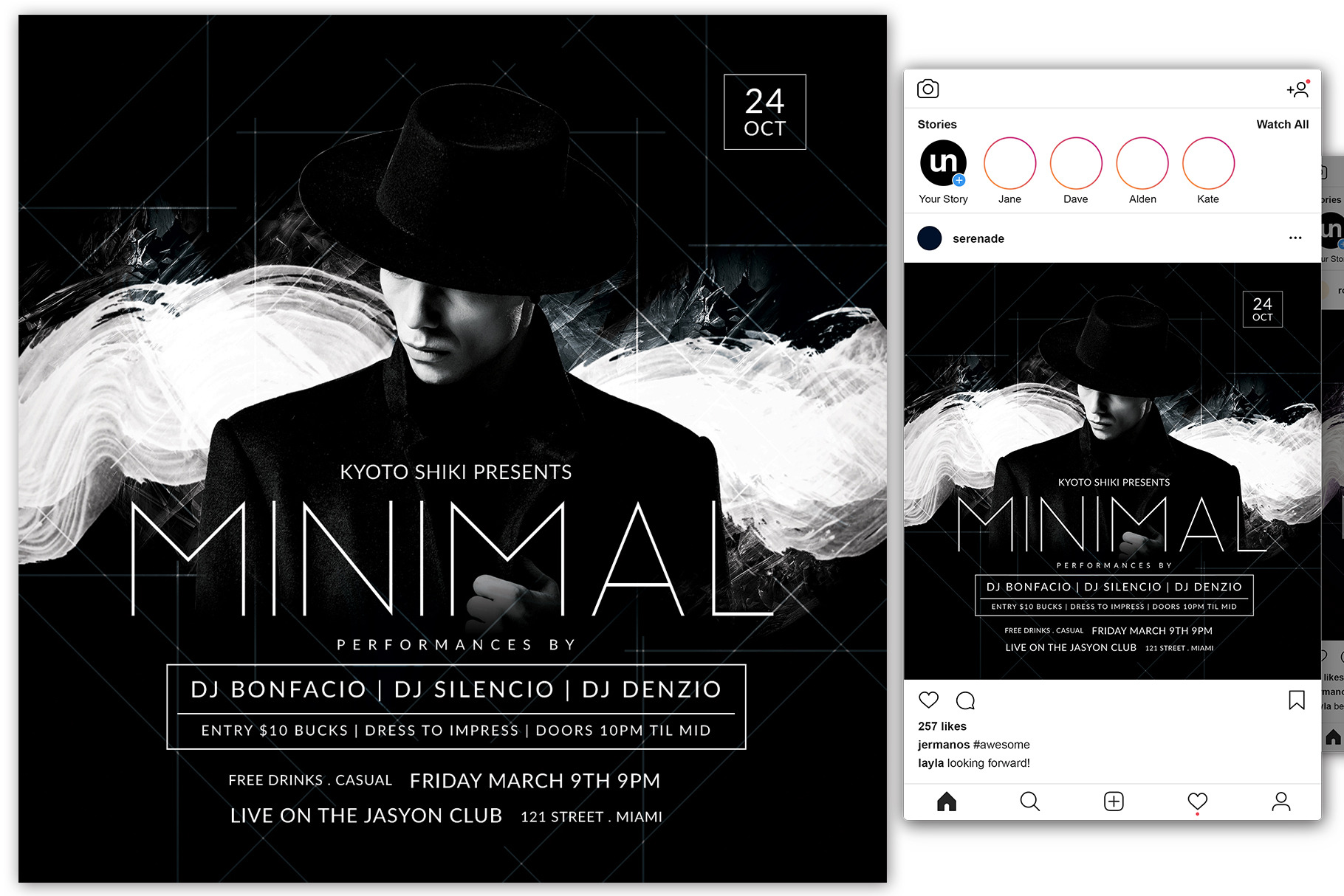Minimal Flyer, a Flyer Template by KiraYamato Design Studio