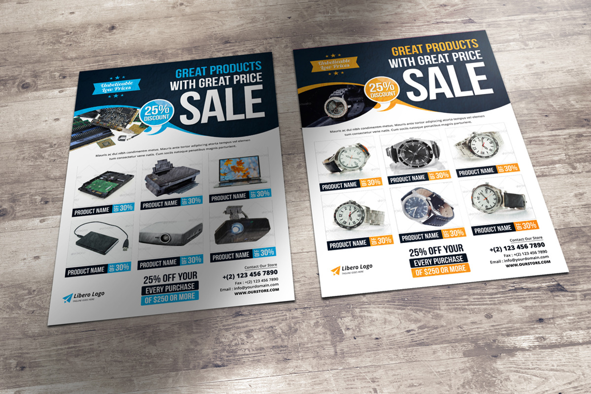 Product Promotion Flyer Design