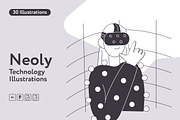 Neoly Technology Illustrations